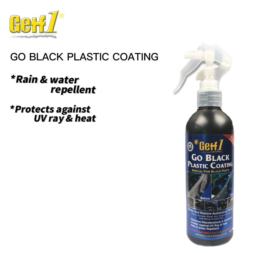 Getf1 Go Black Plastic Coating - Restore Color (250ml) | Shopee Malaysia
