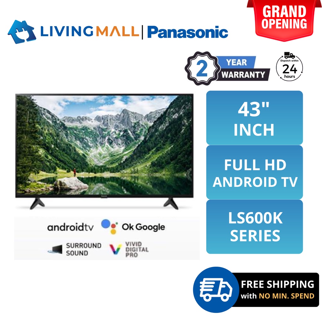 PANASONIC TH-43LS600K 43 INCH LED FULL HD SMART TV TH-43LS600K 智能电视 | Shopee Malaysia