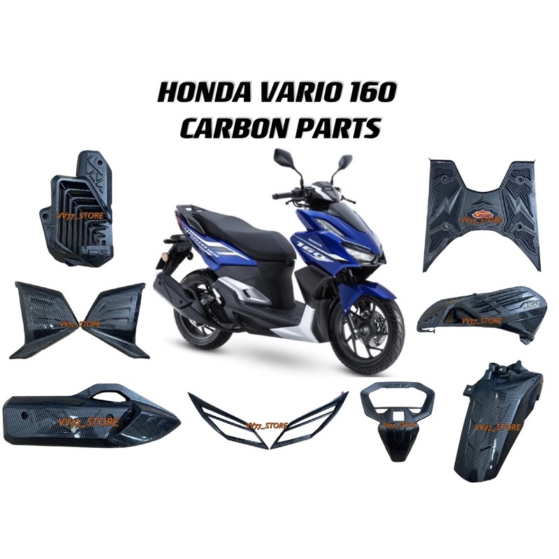PARTS CARBON HONDA VARIO 160 A+ QUALITY CARBON FULL SET READY STOCK ...