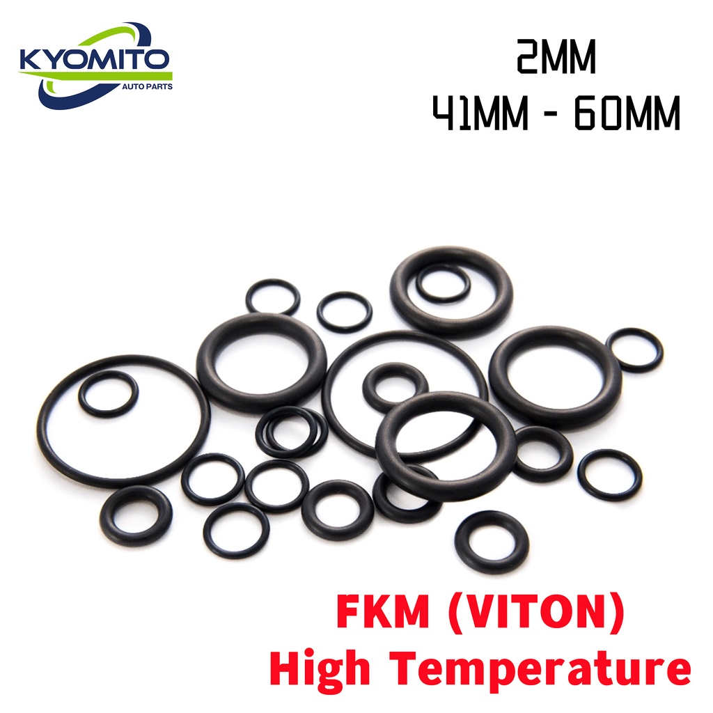 2MM CS FKM Viton Sealing O-Ring Rubber Ring O Ring Gasket 2MM Terbal ...