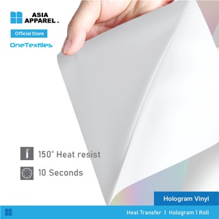 KOREA HOLOGRAM Heat Transfer Vinyl for Textiles (Spectrum/Holo Sheen ...