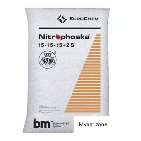 Fertilizer NITROPHOSKA GREEN BEHN MEYER NPK 15 15 15 BAJA SUBUR CAP ...