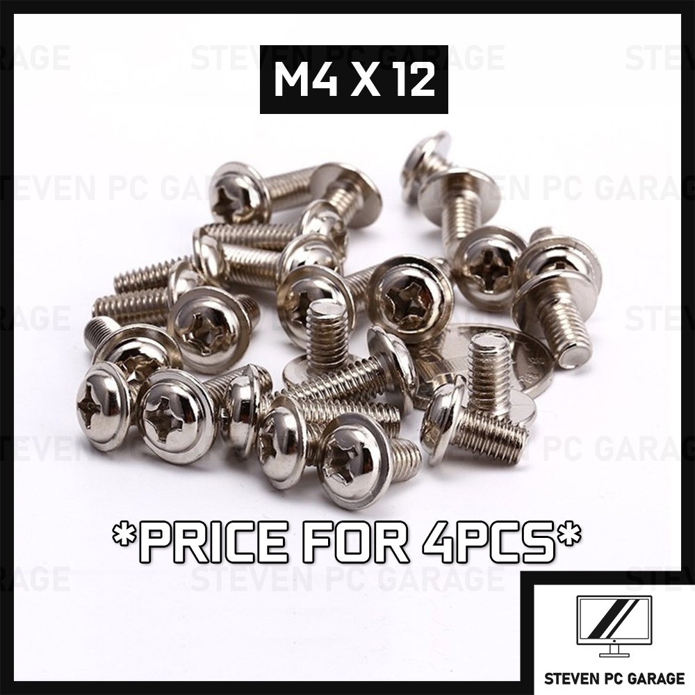 4PCS VESA PC TV LCD Monitor Mounting for PHILIPS Head Screws M4 X 8 ...