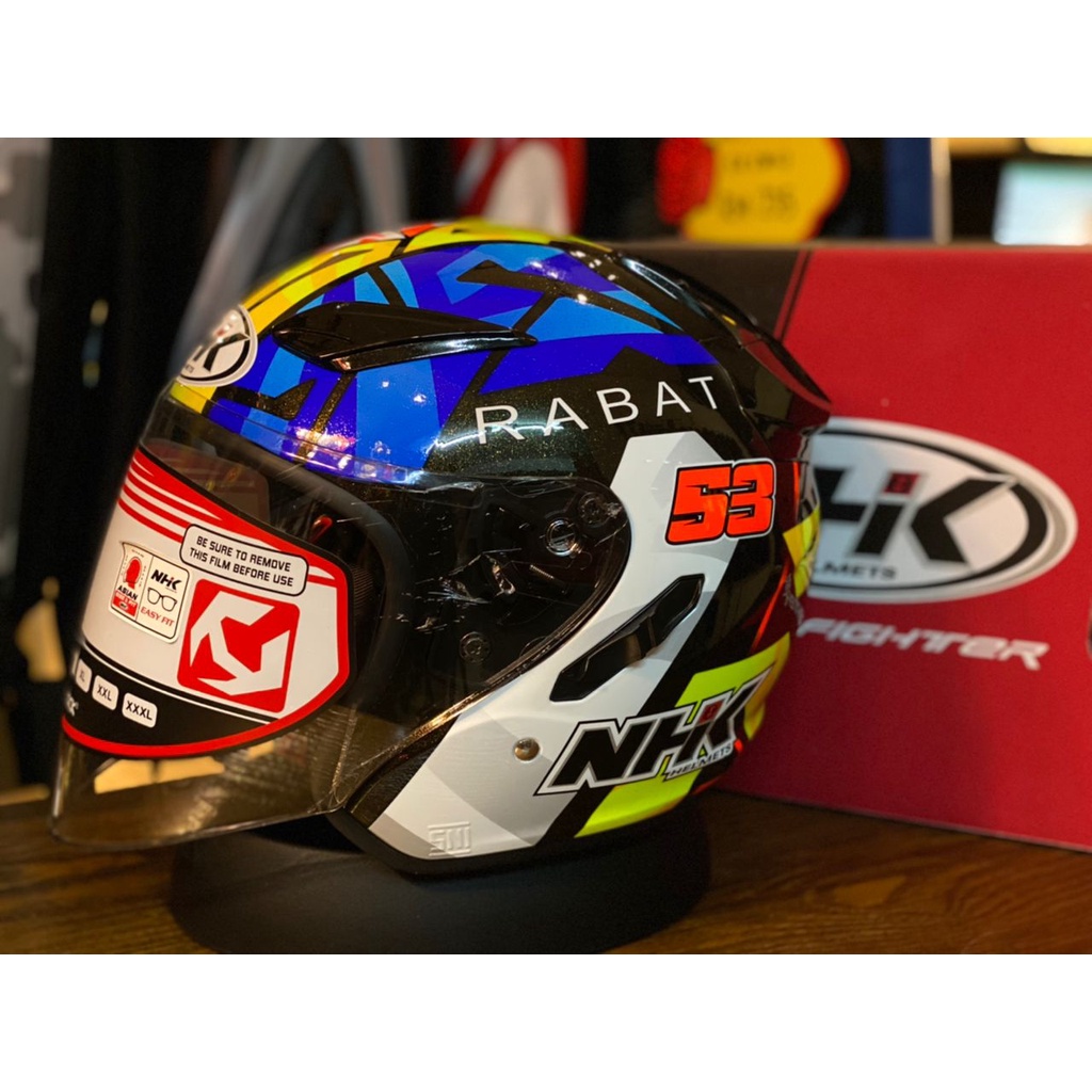 HELMET NHK R1 V2 TITO RABAT REPLICA | Shopee Malaysia