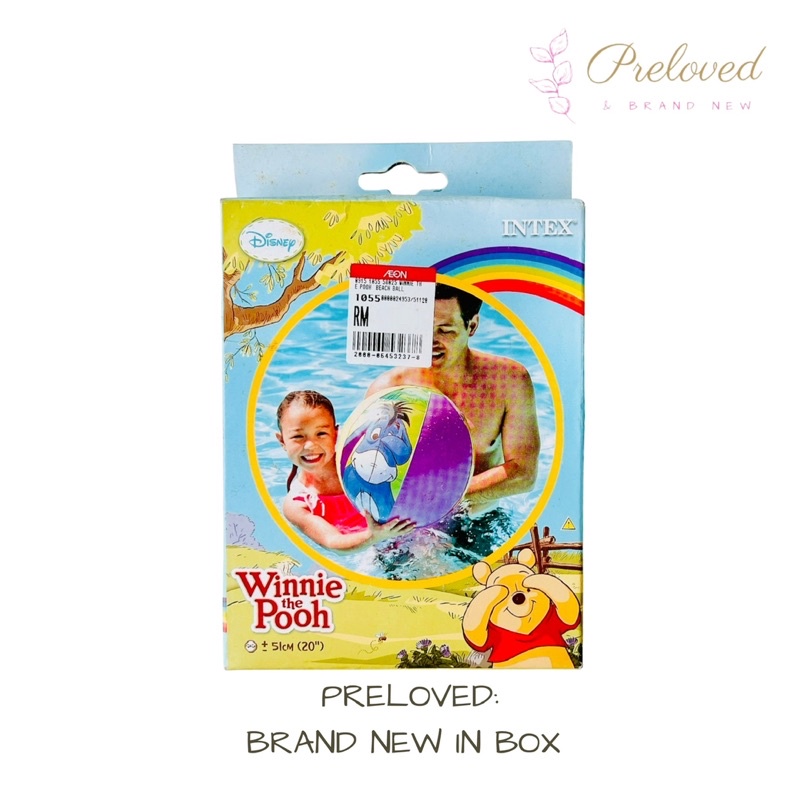 INTEX Winnie the Pooh Inflatable Beach Ball 51cm [NEW] | Shopee Malaysia