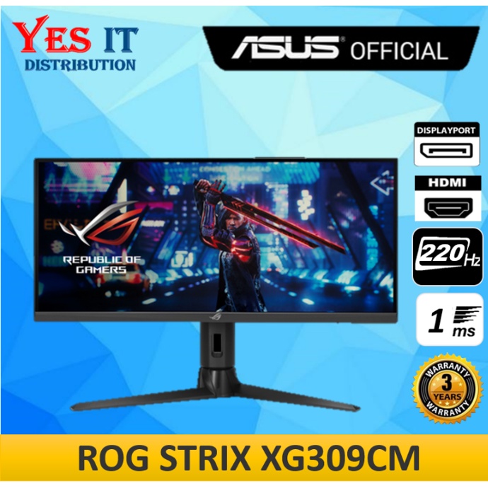 Asus ROG Strix XG309CM 29.5" IPS Gaming Monitor 2560x1080 (HDMI, DP ...