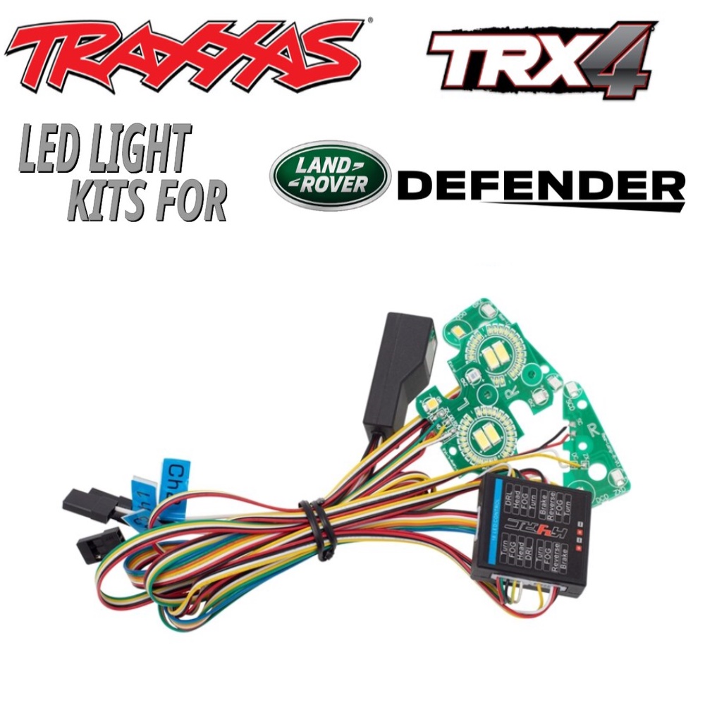 Traxxas TRX4 Defender LED Front Rear Lights Kit for TRX-4 Defender ...