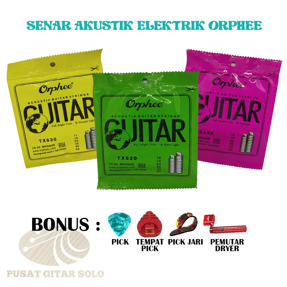 Acoustic and Nylon Orphee Strings | Shopee Malaysia