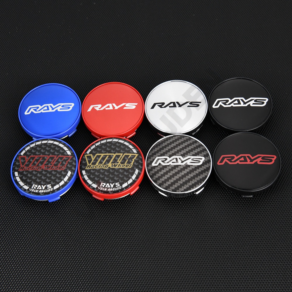 4PCS RAYS Center Rim Cap 60MM/55MM Wheel Cover Cap VOLK Racing Emblem ...