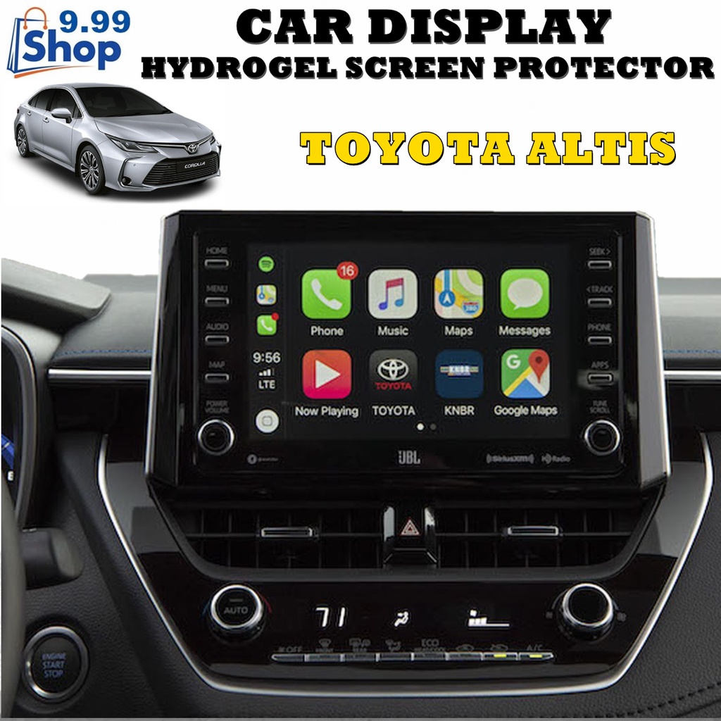 Toyota Altis 2020 2021 2022 Car Player Hydrogel Screen Protector ...