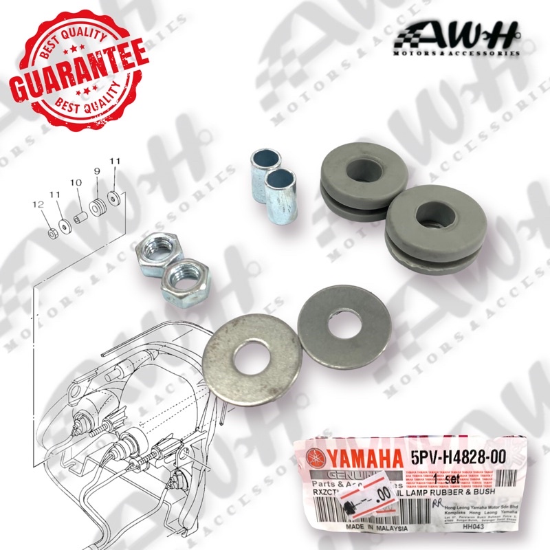 OEM BUSH LAMPU BELAKANG 125ZR/RXZ CATALYZER | Shopee Malaysia