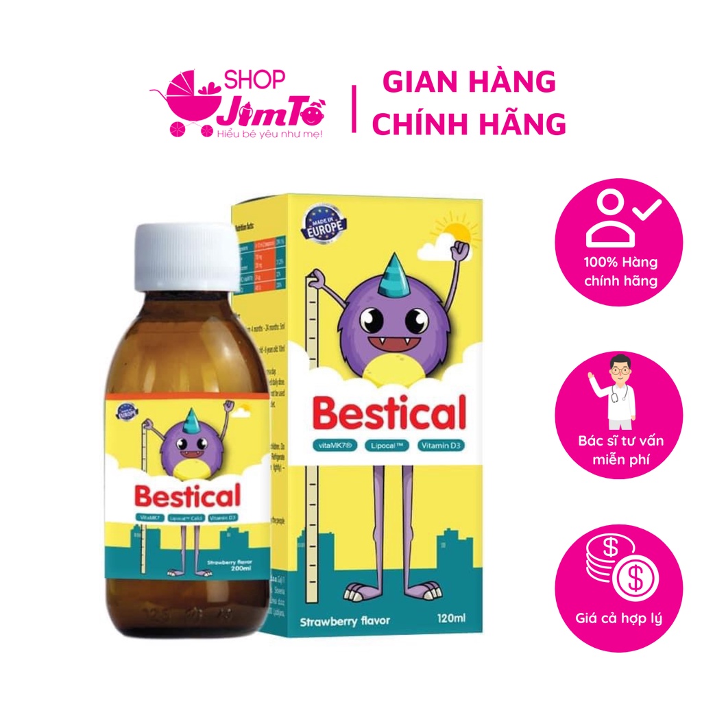 Bestical Syrup Supplement Calcium Vitamin D3K2 Calcium Helps Babies ...