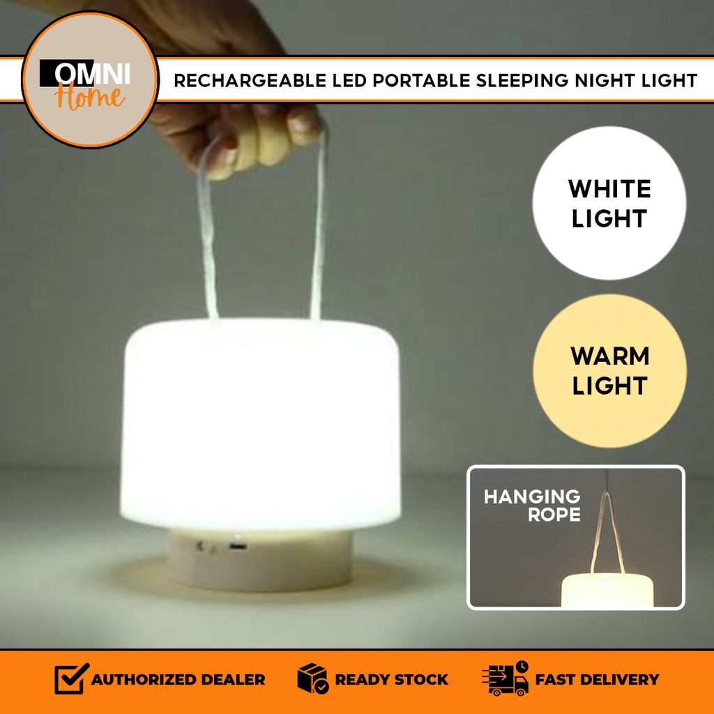 Rechargeable LED Portable Sleeping Night Light Hanging Baby Bedroom ...