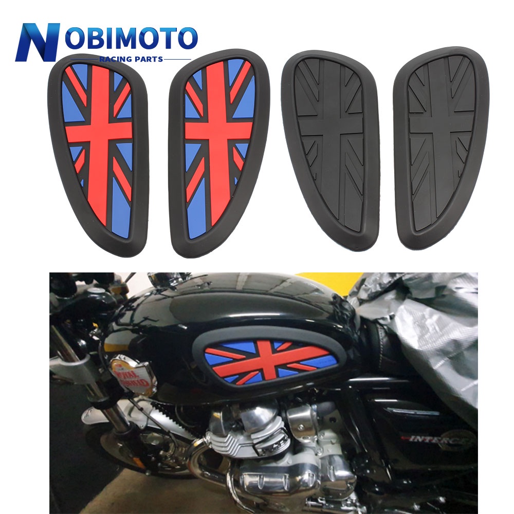 Universal Retro Motorcycle Cafe Racer Gas Fuel Tank Rubber Sticker ...