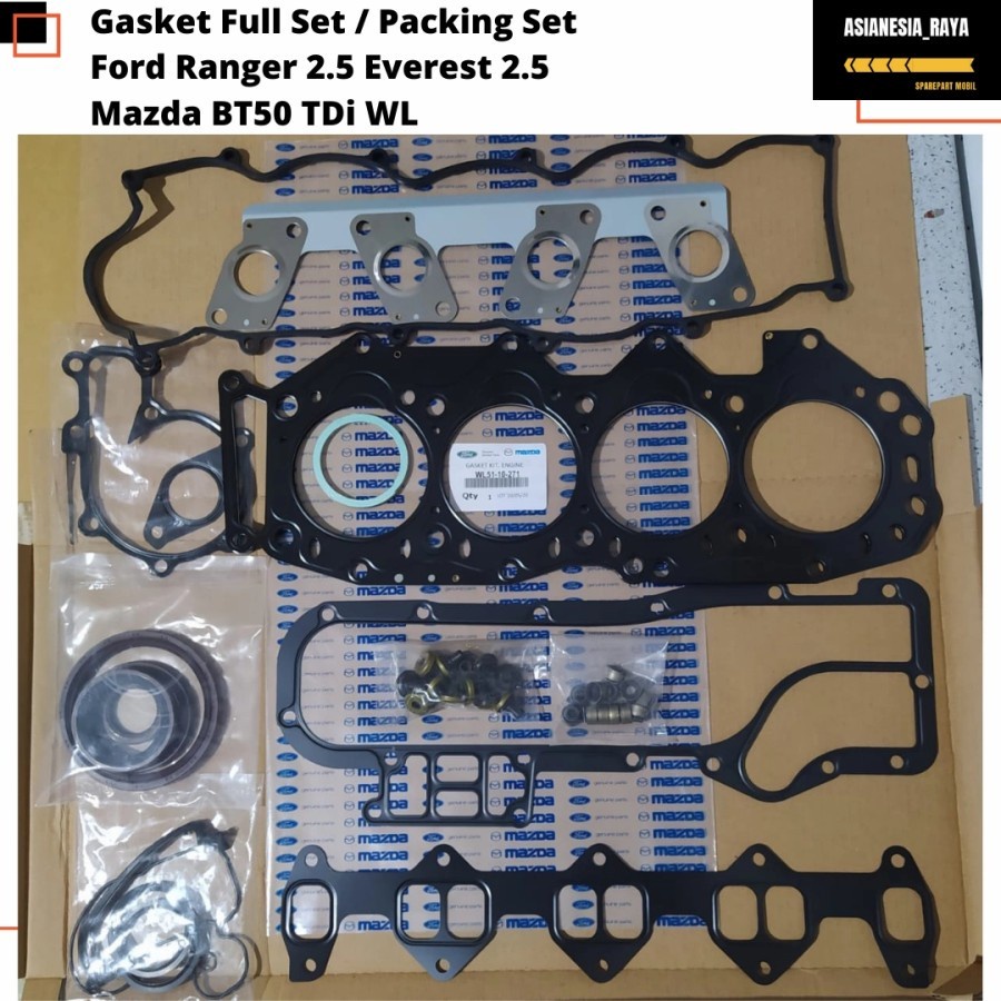 Full Set gasket Ford Ranger 2.5 Everest 2.5 TDi ORI Mazda BT50 TDi WL ...