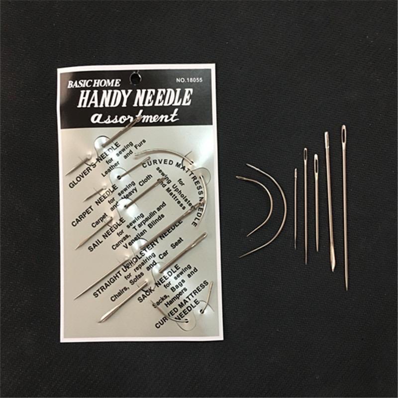 7PCS/Set HANDY NEEDLE ASSORTMENT CANVAS LEATHER SEWING STICHING TOOL ...