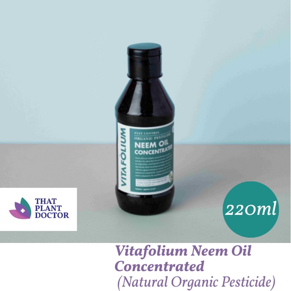 Vitafolium Neem Oil Concentrated *Natural Organic Pesticide* (220ml ...