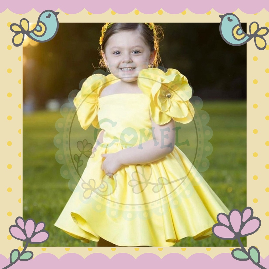 Comel Newborn Baby Girl Dress Tutu Princess Ball Gown Tulle Flower Girl ...