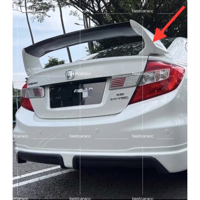HONDA CIVIC FB 2012”MG rear SPOILER Fiber NO PAINT | Shopee Malaysia