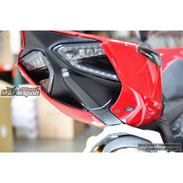 MOTODYNAMIC Fender Cover Block Off Plate for Ducati 899 959 1199 1299 ...