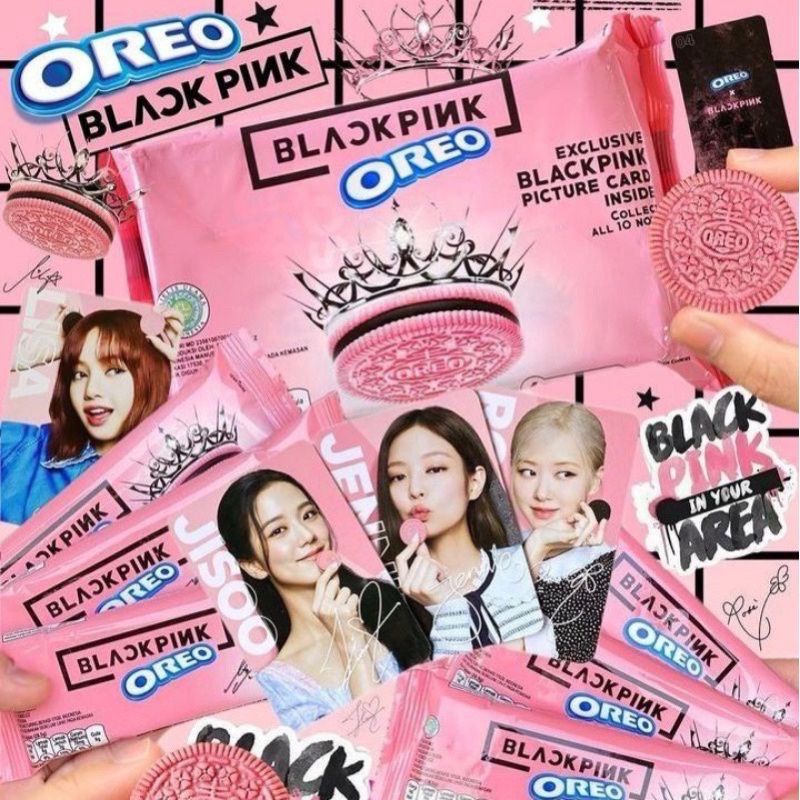 Oreo Blackpink ready to get original seal card - Oreo Blackpink card ...