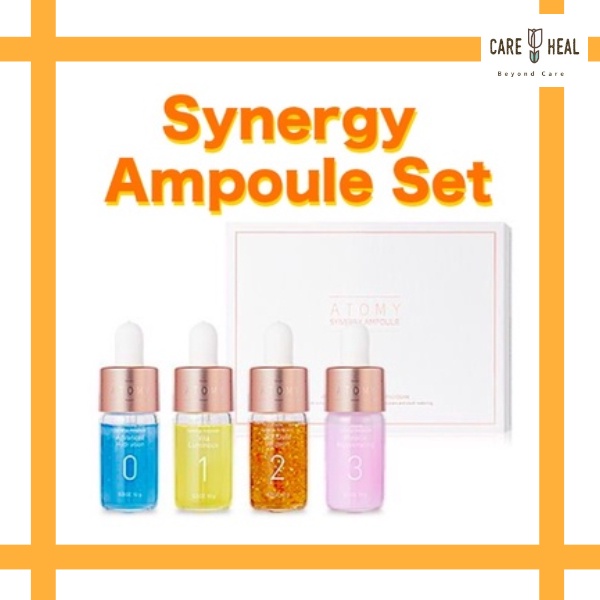 Atomy Synergy Ampoule 4 set (moisture/whitening/elasticity/anti-aging ...