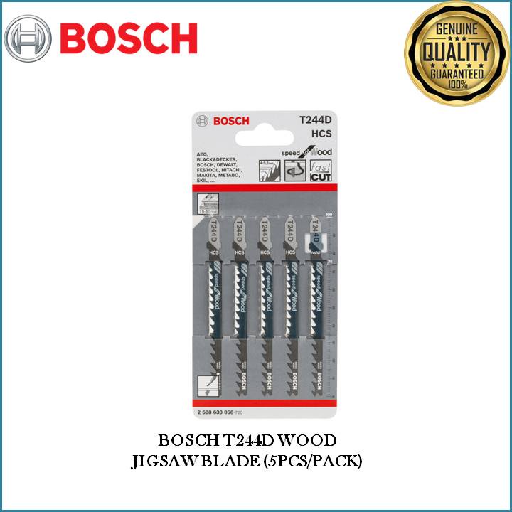 BOSCH T244D WOOD JIGSAW BLADE (5PCS/PACK) | Shopee Malaysia
