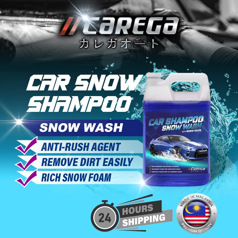 CAREGA Car Shampoo Snow Wash Car Wash Shampoo Snow Foam Bubble Wash ...