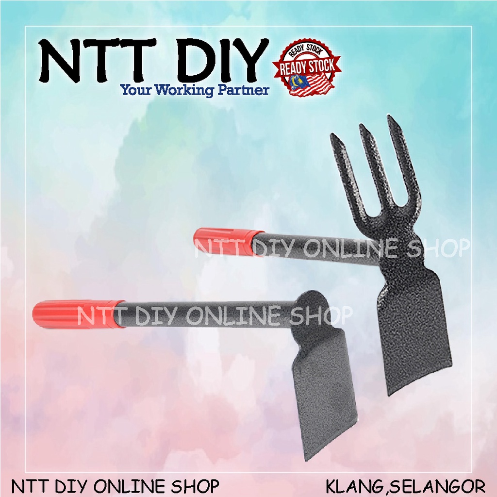 NTT DIY Steel Mini Hoe / Two Way Mini Hoe [ Ready Stock ] | Shopee Malaysia