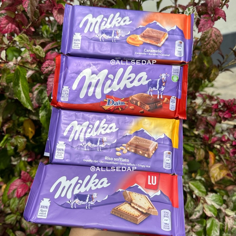 MILKA CHOCOLATE ASSORTED FLAVOR | Shopee Malaysia