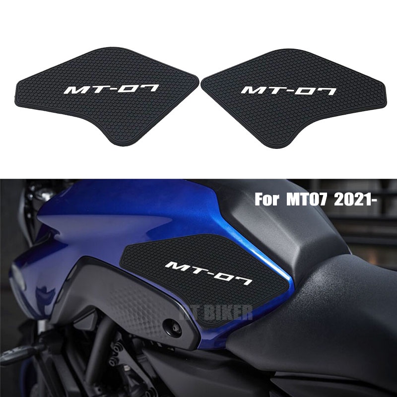 For Yamaha MT 07 2021 Side Fuel Tank pad Tank Pads Protector Stickers ...