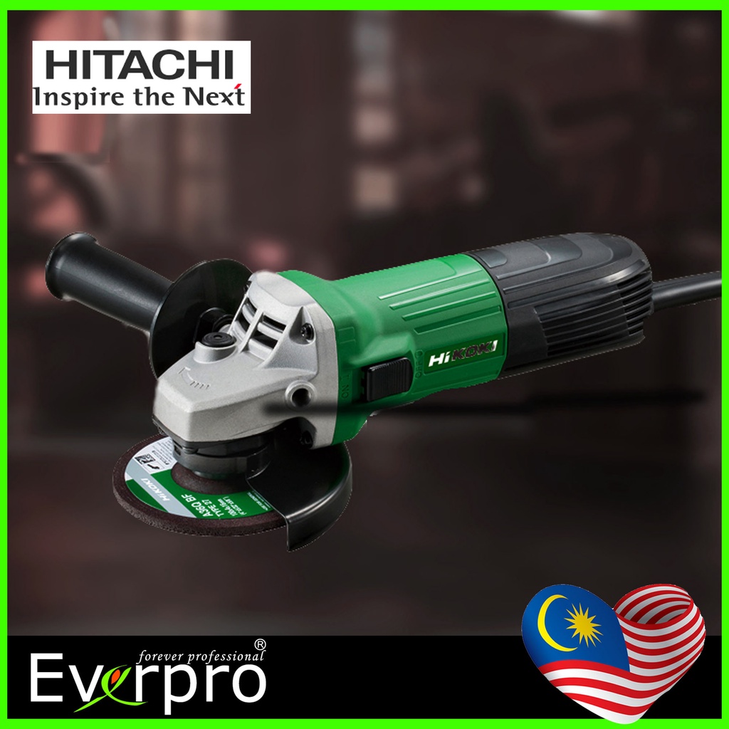 Hitachi Hikoki Angle Grinder 4" Inch G10SS2 | Shopee Malaysia