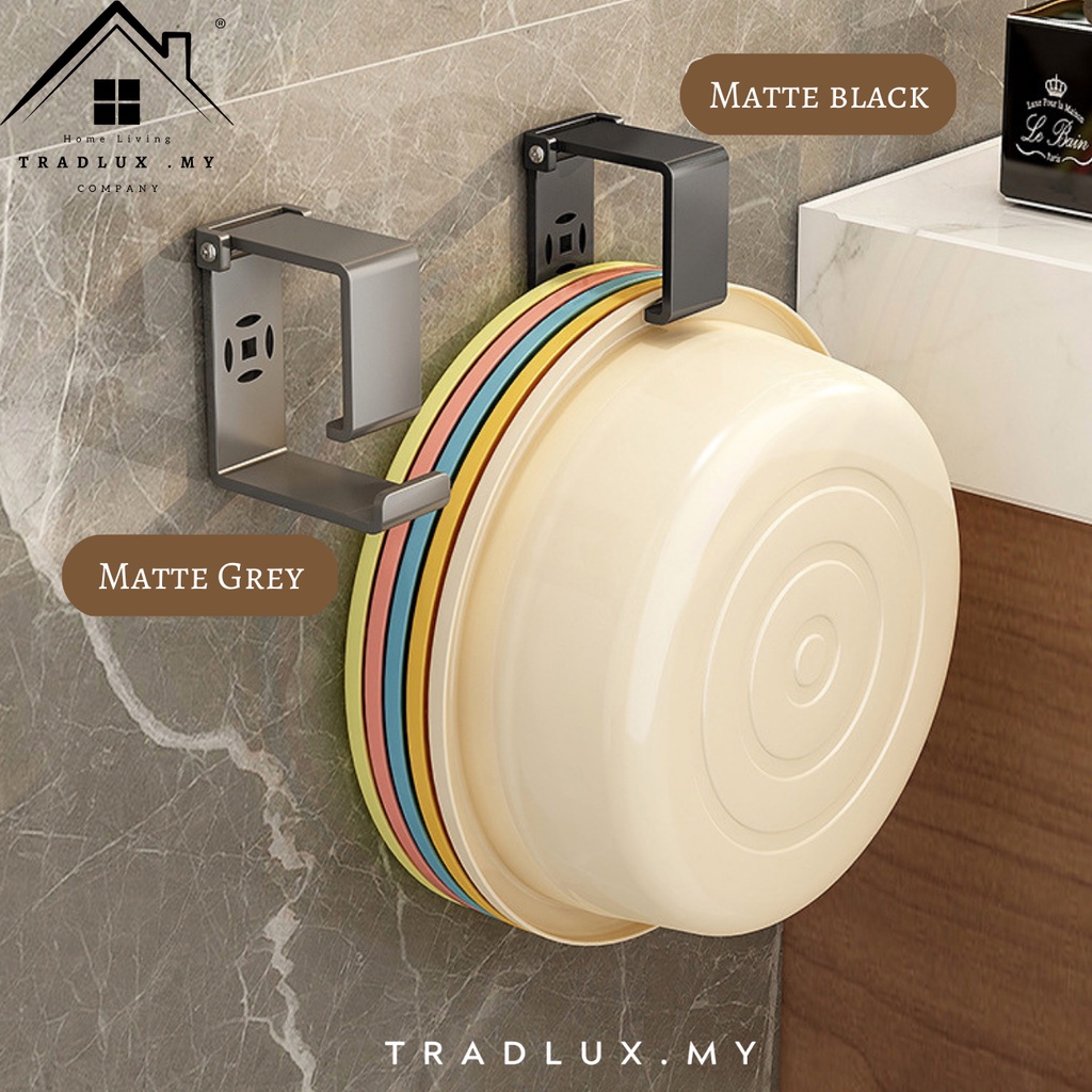 Stainless Steel Magic Wash Basin Hook / Non marking Super Adhesive ...