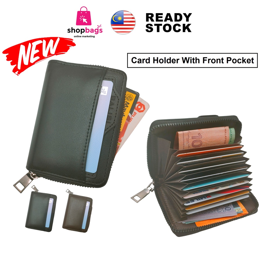 Beg Duit Pemegang Kad Berzip Zipper Card Holder With Front Pocket 2011A ...