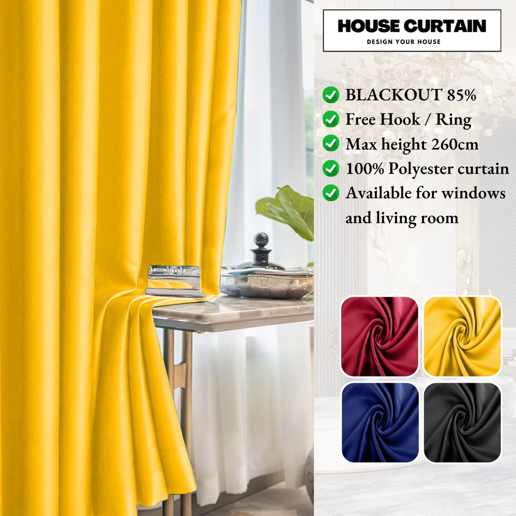 G13-G16 Ready Made Curtain!!!Siap Jahit Langsir Rumah,Langsir RAYA Kain ...