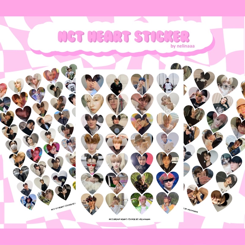 nct heart sticker (nct dream, nct 127, wayv) | Shopee Malaysia