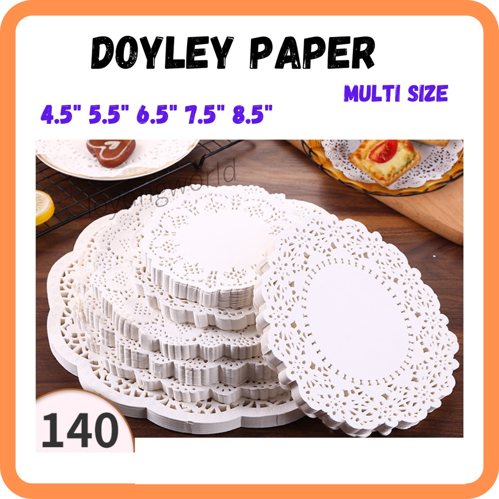 Dolly Paper Kertas Minyak Bunga Dollies Doyleys Lace Doily White Paper ...