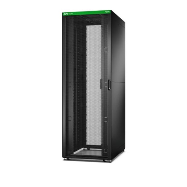 APC Easy Rack 800mm/48U/1200mm with Roof Side panel castors feet and 4 ...