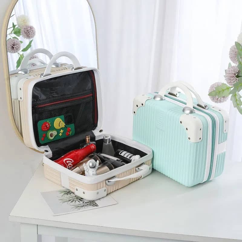 Hand Carry Mini luggage 14 inche Suitcase Small Hard Shell Cosmetic ...