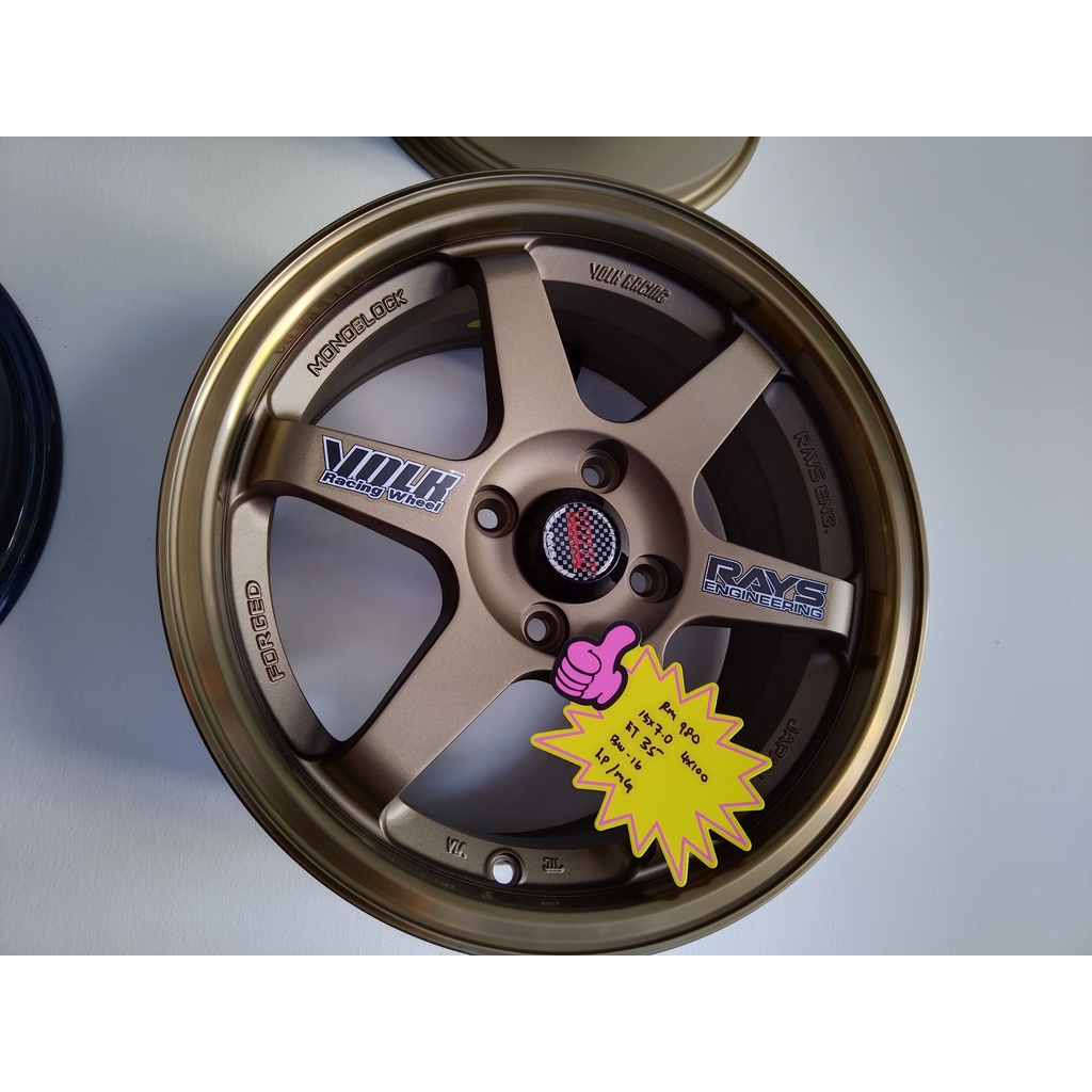 RAYS SPORT RIM TE37 15 INCH PRICE FOR 1 SET (4 PCS/ SET) | Shopee Malaysia