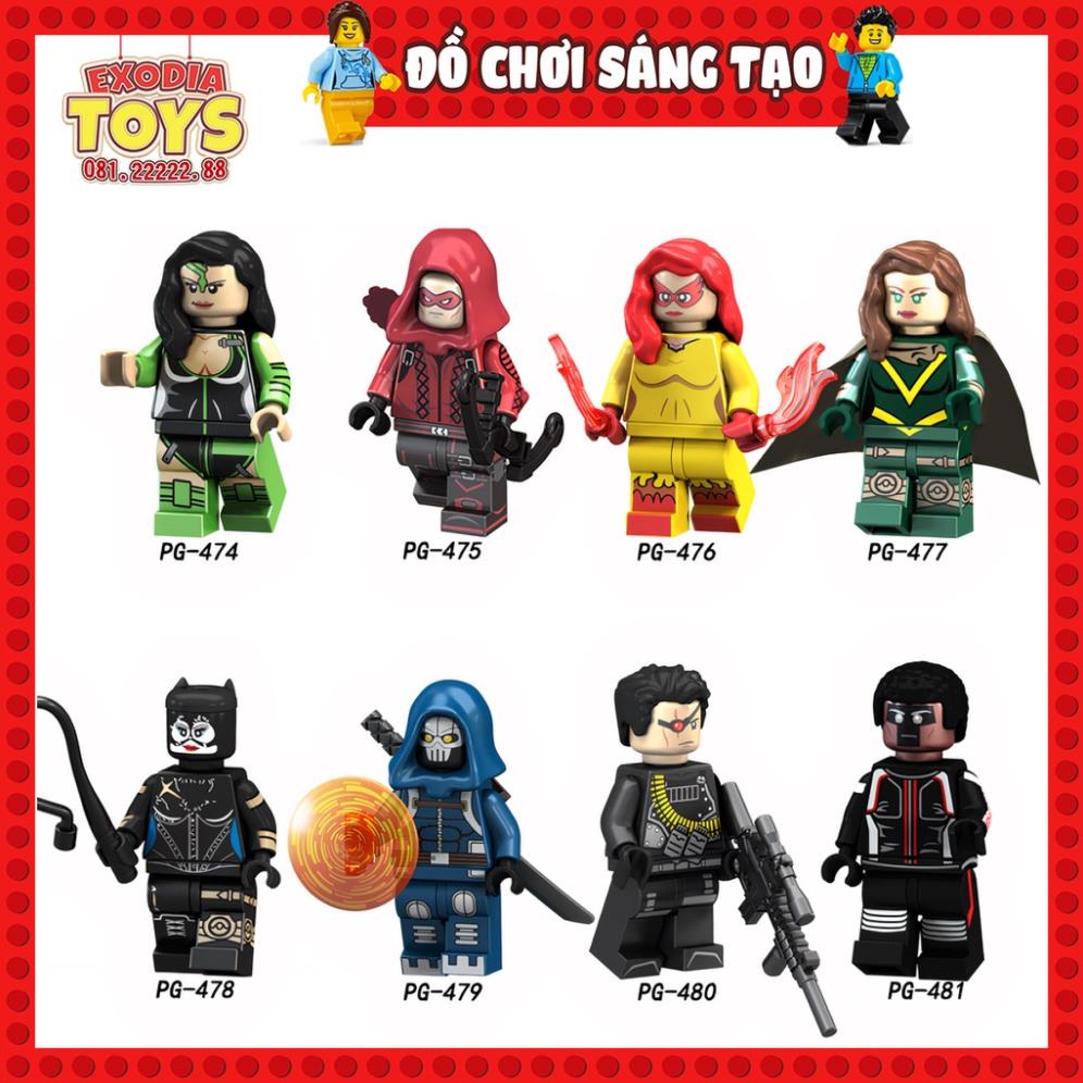 Minifigures Puzzle DC Comics and Marvel superhero characters - Creative ...