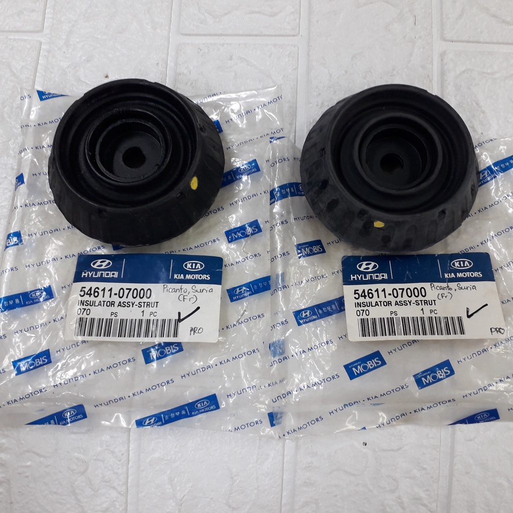 (*2PCS HYUNDAI 54611-07000) FRONT (DEPAN) ABSORBER MOUNTING FOR KIA ...