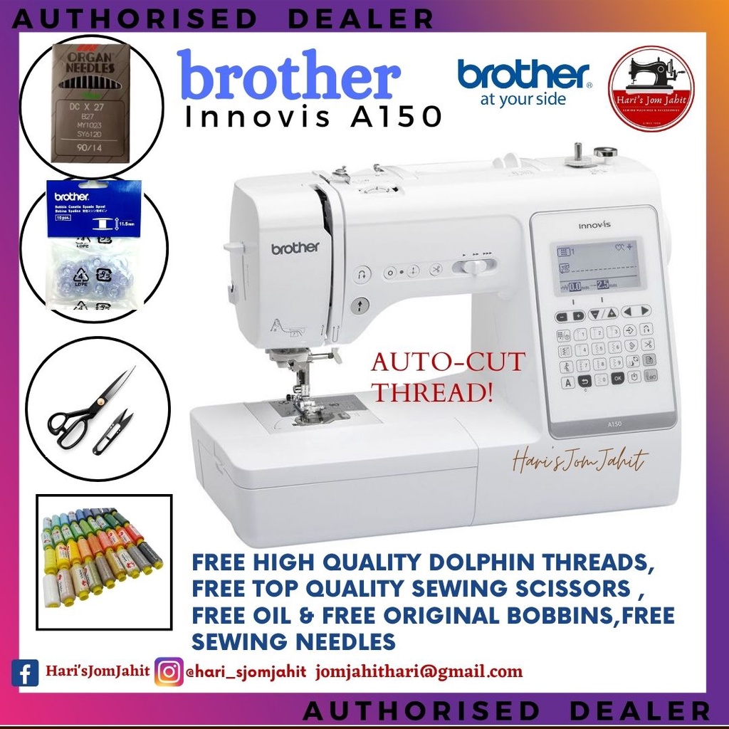 🔥TOP QUALITY 🔥BROTHER Sewing Machine A150 INNOV-IS/MESIN JAHIT ...