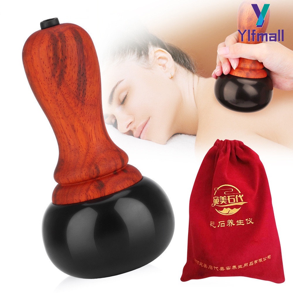 Hot Stone Electric Gua Sha Massager Natural Stone Needle GuaSha ...