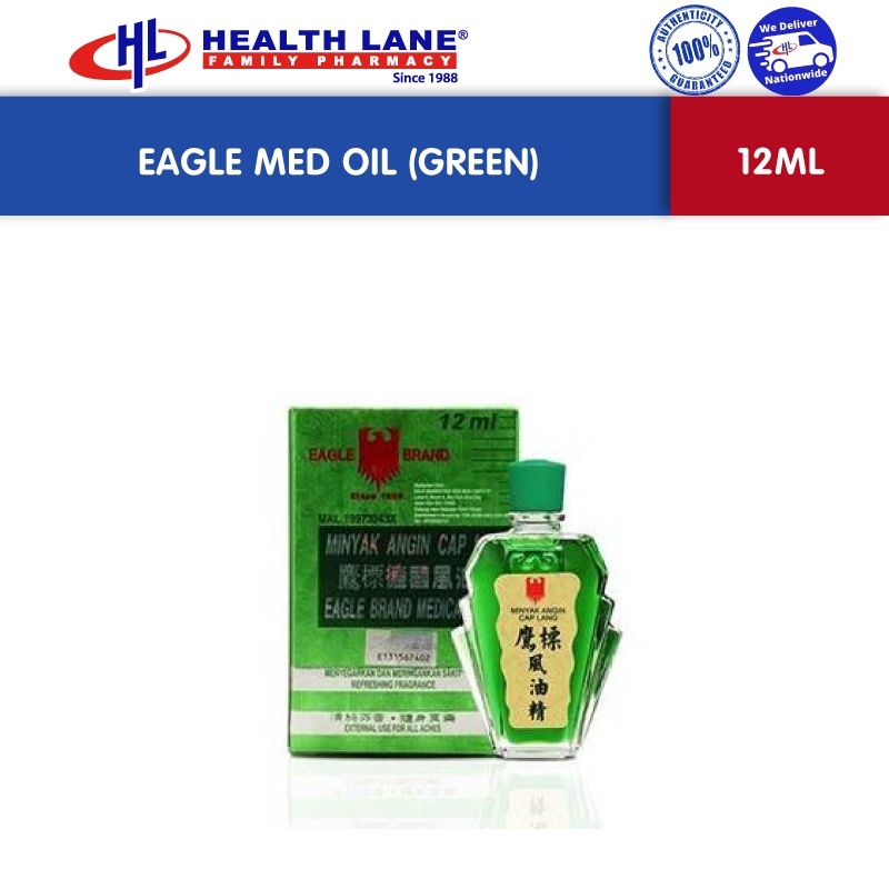 Eagle Med Oil - Green (12ml) | Shopee Malaysia