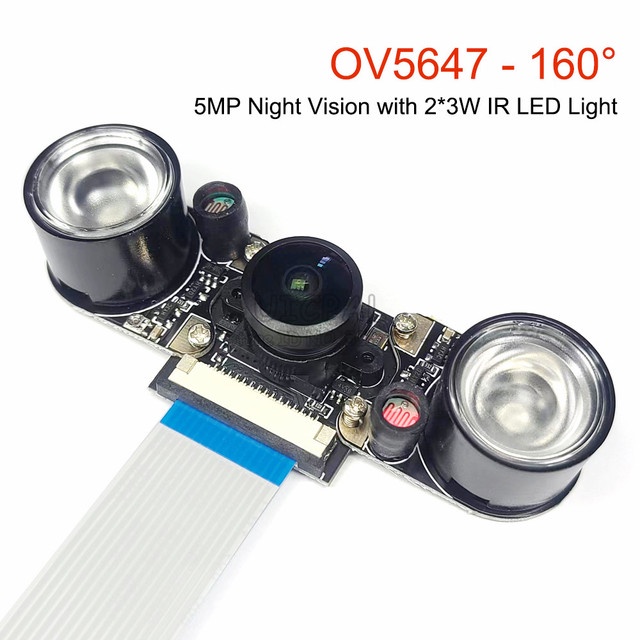 OV5647 Camera Module for Raspberry Pi 3B 4B Adjustable Focus 67 72 120 ...
