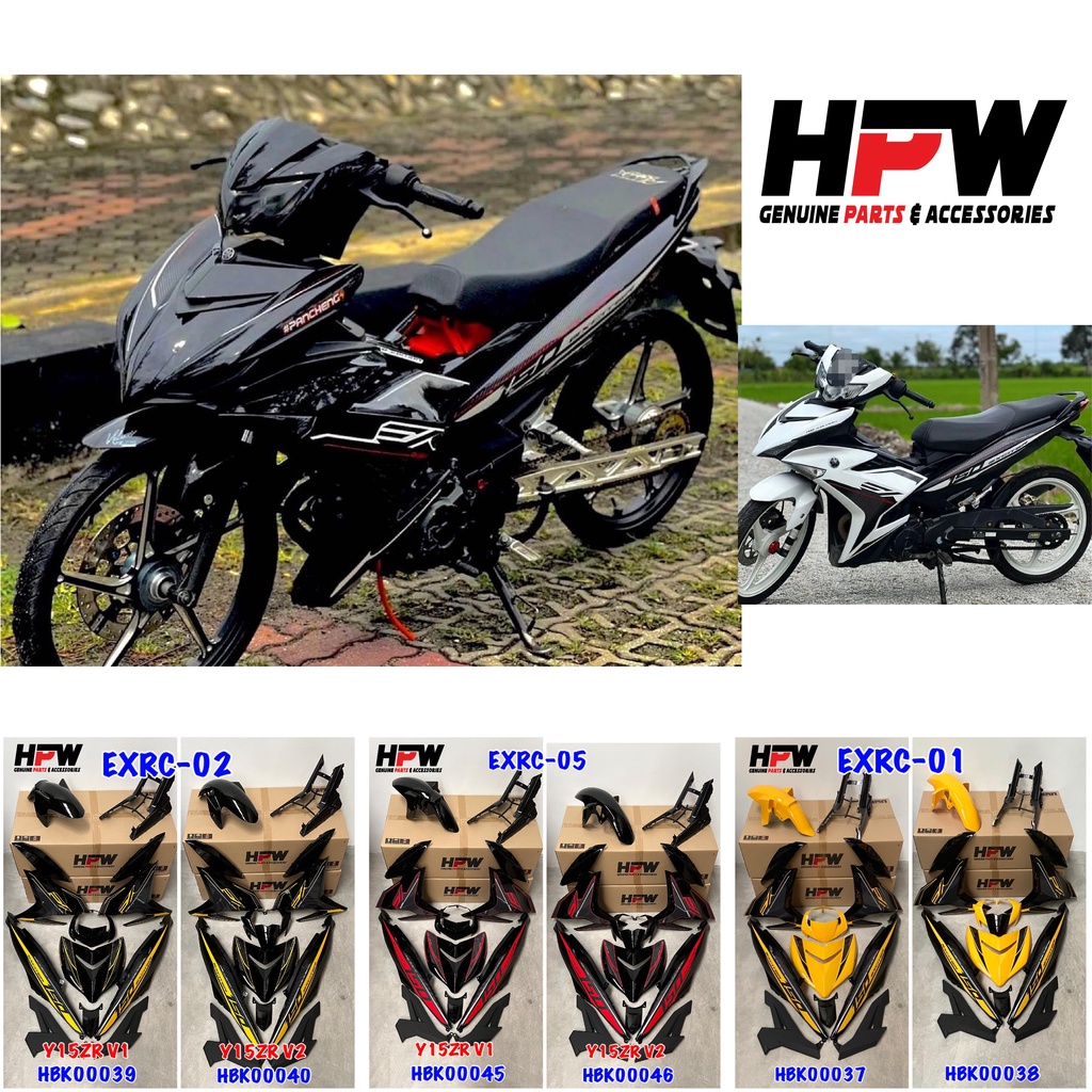 JL Racing HPW MAGIC BOY Coverset Bodyset Yamaha Y15 Y15zr V1 V2 Exciter Rc Hitam Kuning Merah ...