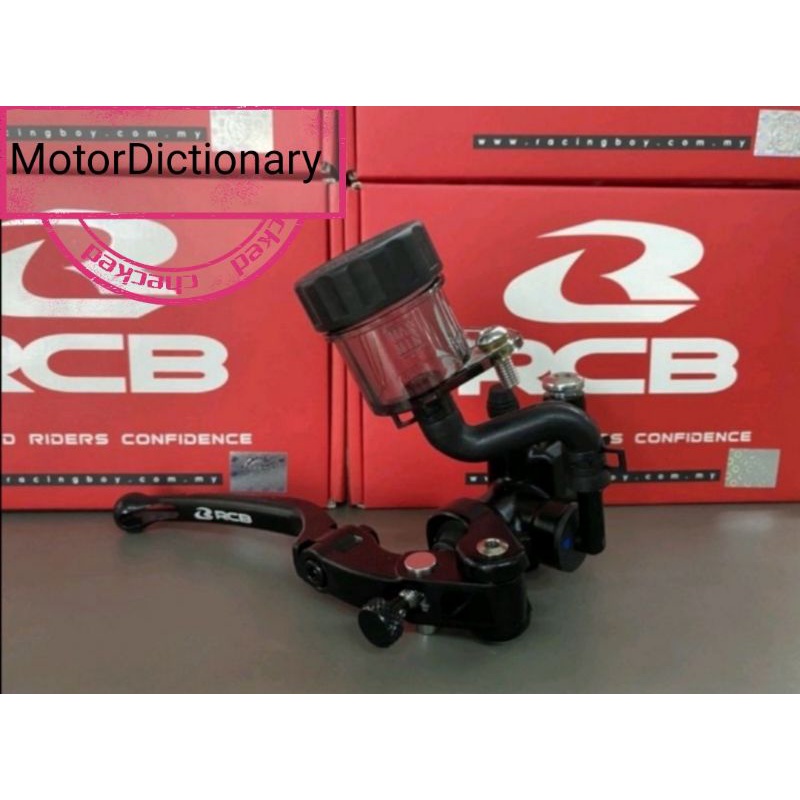 RCB S1 MASTER BRAKE PUMP BOTOL 14mm UNIVERSAL 100% ORIGINAL RCB Y15 Y16 ...