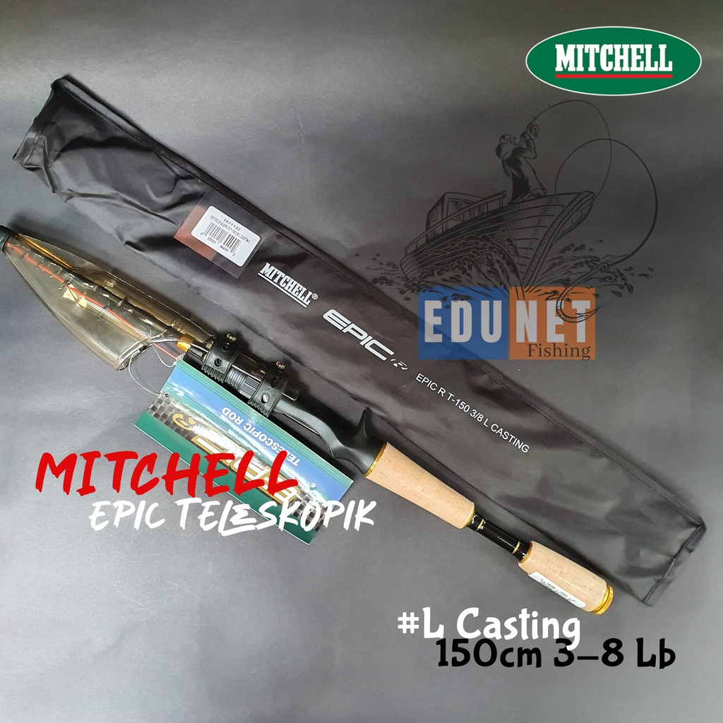 Baitcasting Rod - MITCHELL EPIC Telescopic | Shopee Malaysia