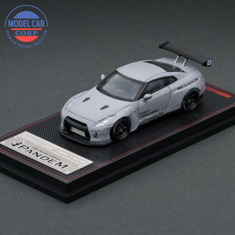 Ignition Model PANDEM R35 GT-R Matte Gray IG1749 Scale: 1/64 Model Car ...